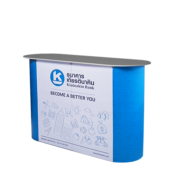 Counter Pop Up Premium หน้าตรง 2x2 - เคาน์เตอร์ออกบูธพับได้ | Display ...