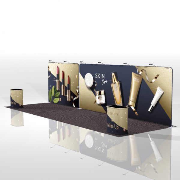 Ezy Tube Fabric Booth Set 06 (3x9) - บูธผ้า 3x9 | Display GURU อุปกรณ์ ...