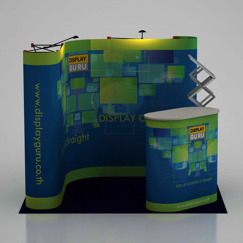 Premium Pop Up Booth Set 01 (2x2) - บูธ PVC พับเก็บได้ | Display GURU ...