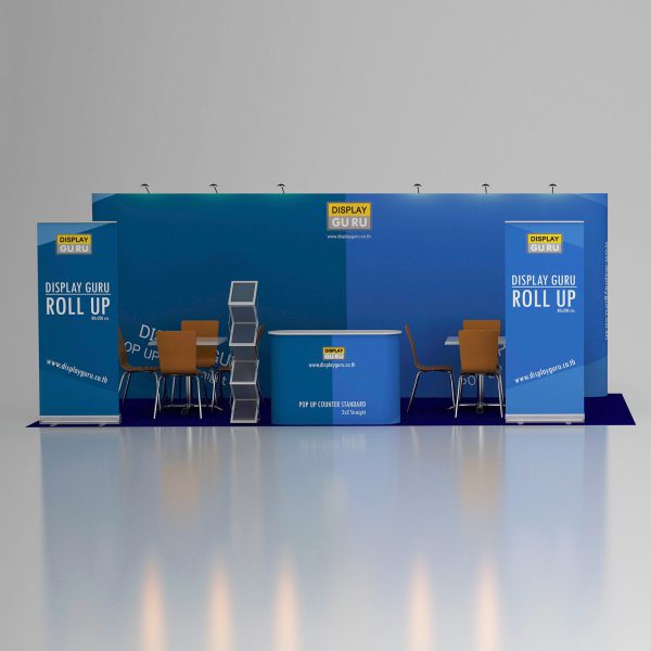 Premium Inkjet Booth Set 08 (3x6) - Display GURU อุปกรณ์ออกบูธราคาขาย ...