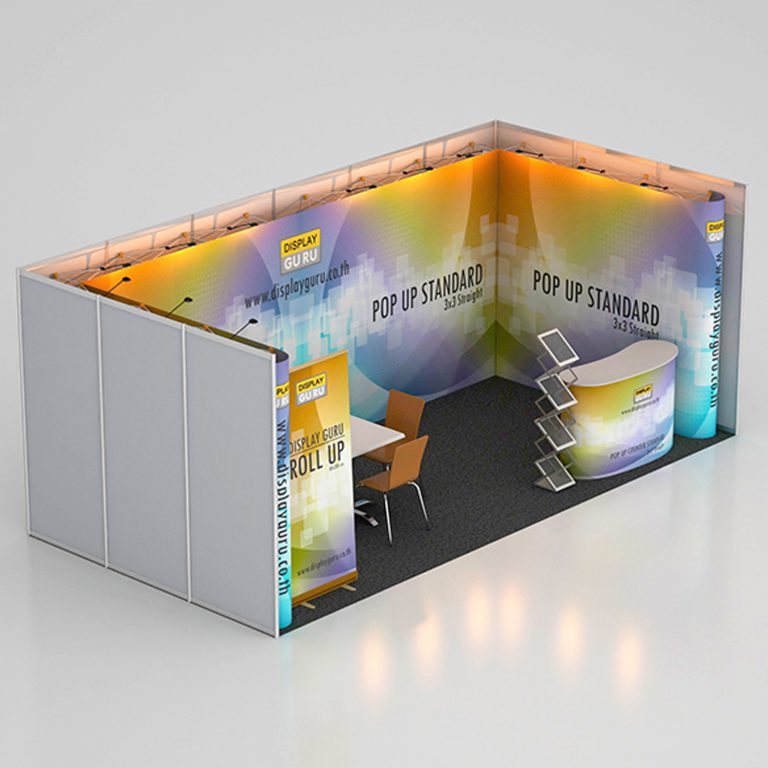 Premium Inkjet Booth Set 01 (2x2) - Display GURU อุปกรณ์ออกบูธราคาขาย ...