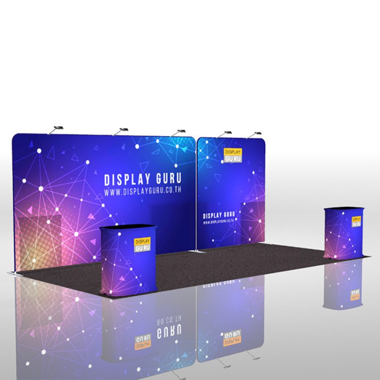 Ezy Tube Fabric Booth Set 05 (3x6) - บูธผ้าพับเก็บได้ | Display GURU ...