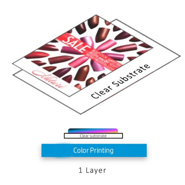 สติ๊กเกอร์ใสติดกระจก | Ultra Clear Glass Decoration Sticker - Display ...