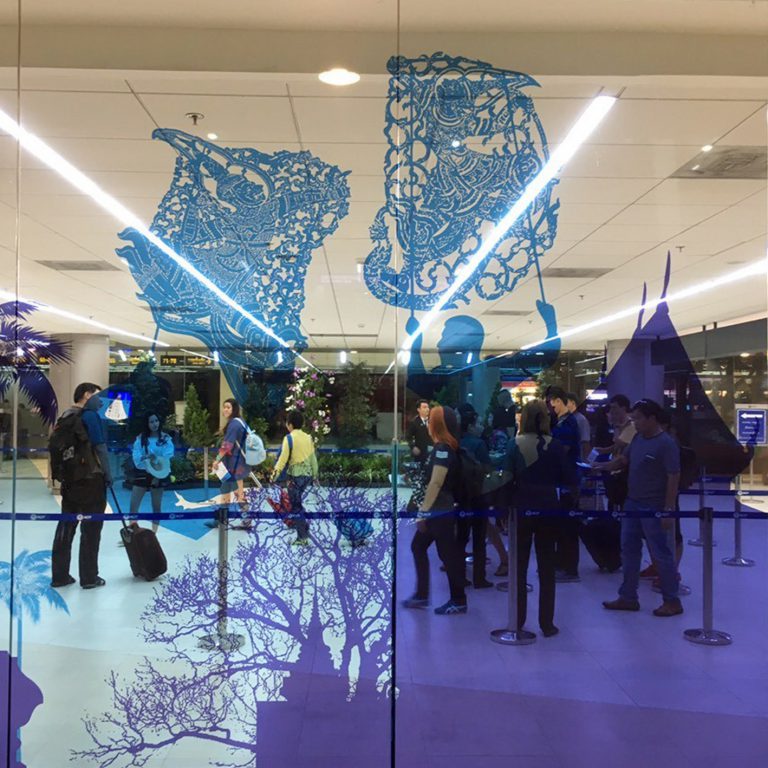 สติ๊กเกอร์ใสติดกระจก | Ultra Clear Glass Decoration Sticker - Display ...