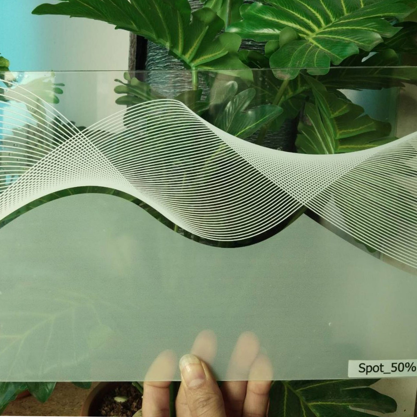 สติ๊กเกอร์ใสติดกระจก | Ultra Clear Glass Decoration Sticker - Display ...