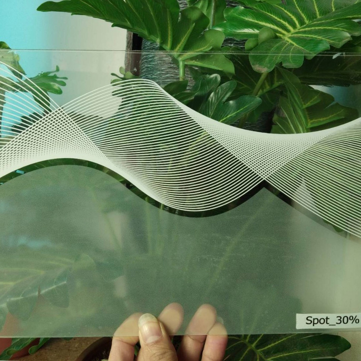 สติ๊กเกอร์ใสติดกระจก | Ultra Clear Glass Decoration Sticker - Display ...