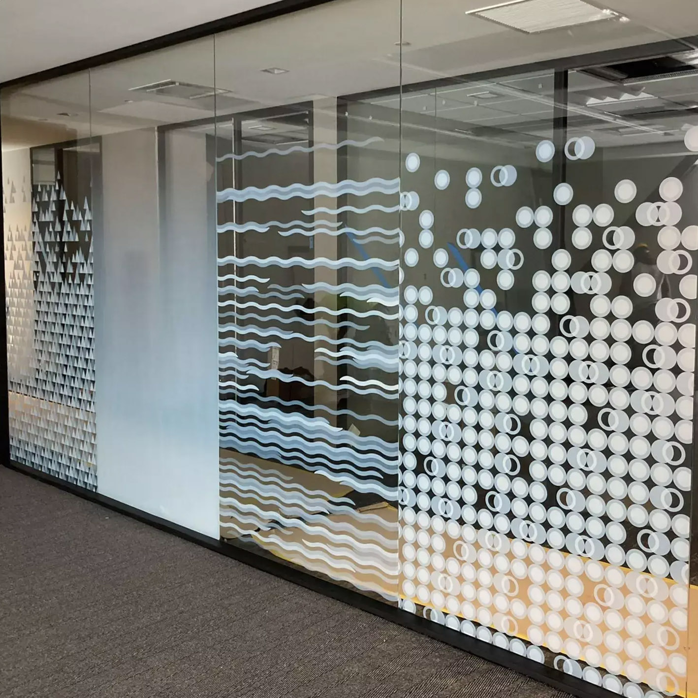 สติ๊กเกอร์ใสติดกระจก | Ultra Clear Glass Decoration Sticker - Display ...