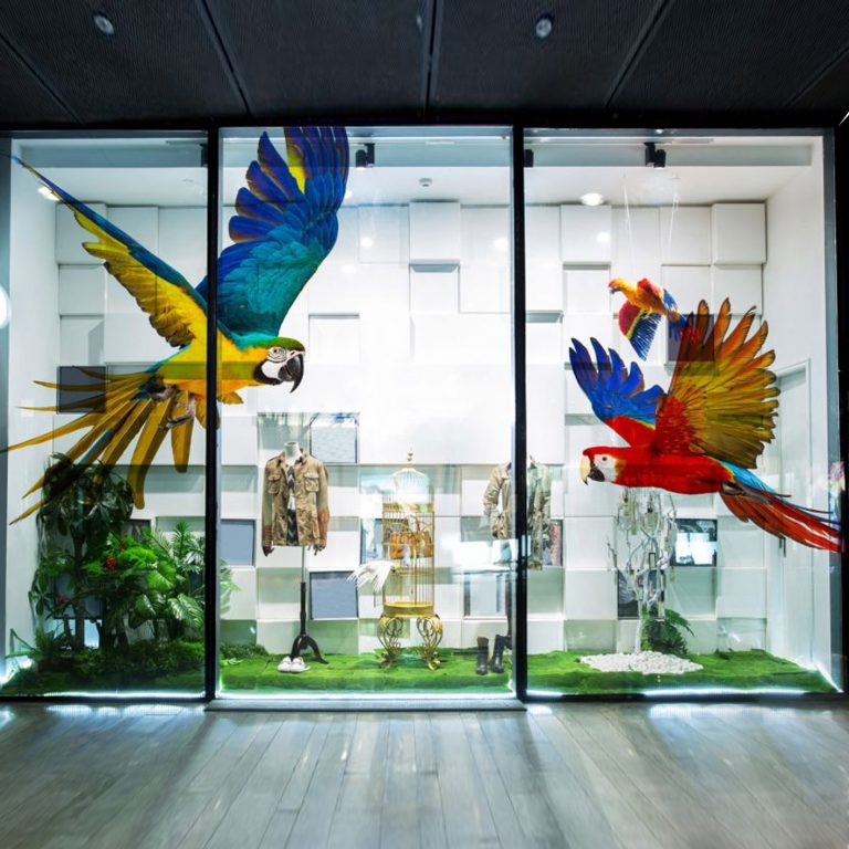 สติ๊กเกอร์ใสติดกระจก | Ultra Clear Glass Decoration Sticker - Display ...